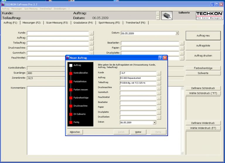 RS 800 scanning spectrometer with Techkon ExPresso Pro software – 3p ...