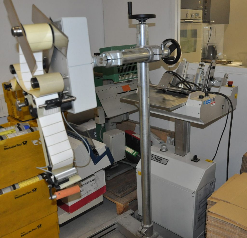 Stielow ALS label dispenser – 3p Vertriebsgesellschaft mbH